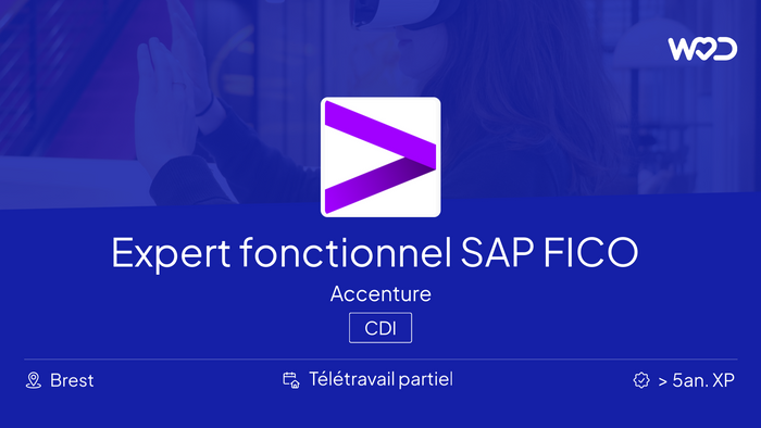 Expert fonctionnel SAP FICO F/H - Accenture - IT job