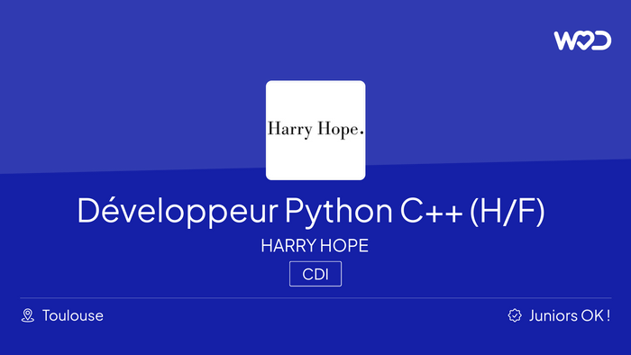 Développeur Python C++ (H/F) - IT job