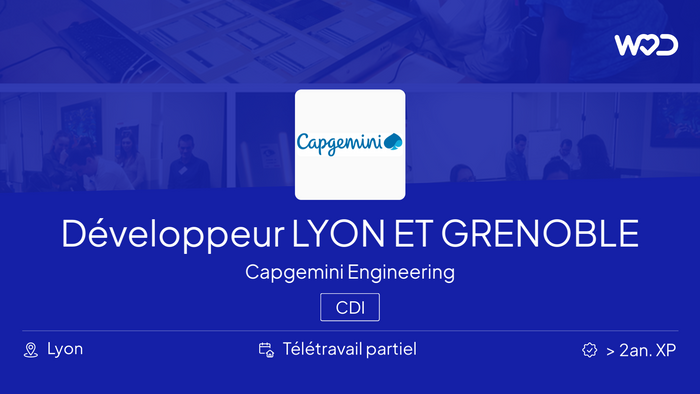 Développeur LYON ET GRENOBLE C++ H/F - Capgemini Engineering - IT job