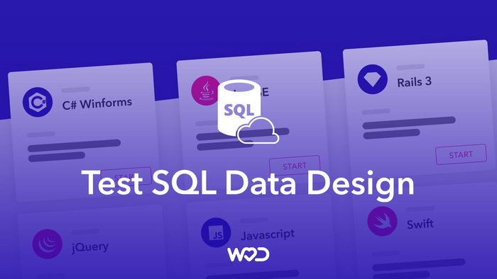 SQL Data Design Technical test | Test & Quiz