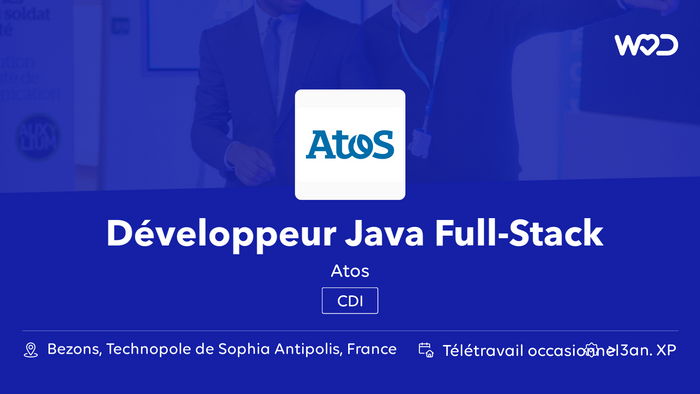 Développeur Java Full-Stack F/H - Atos - Emploi IT
