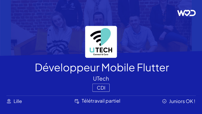 Développeur Mobile Flutter - UTech - IT job