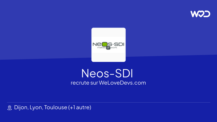 Developer at Neos-SDI - jobs and salaries | WeLoveDevs