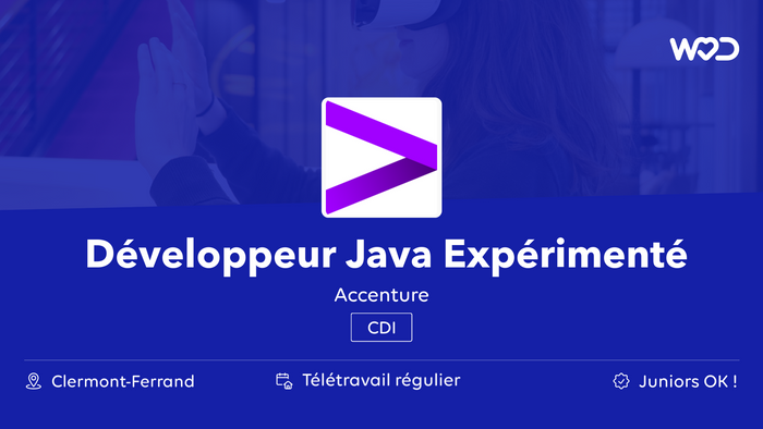 Développeur Java Expérimenté - Accenture - IT job