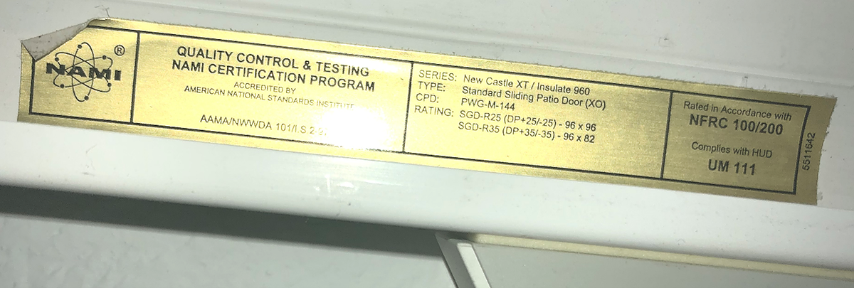 NAMI sliding glass door handle replacement : SWISCO.com